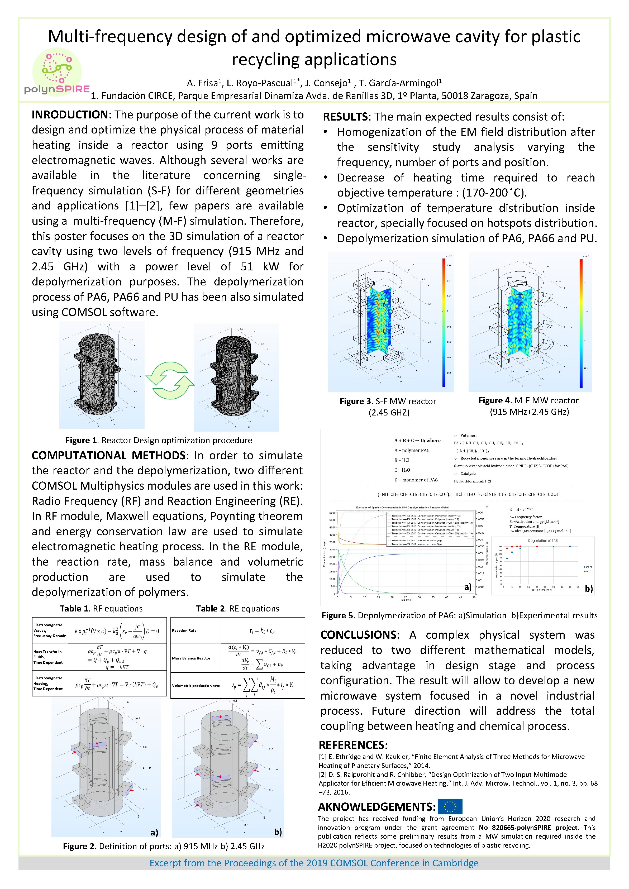 Multifrequency design of and optimized microwave cavity for