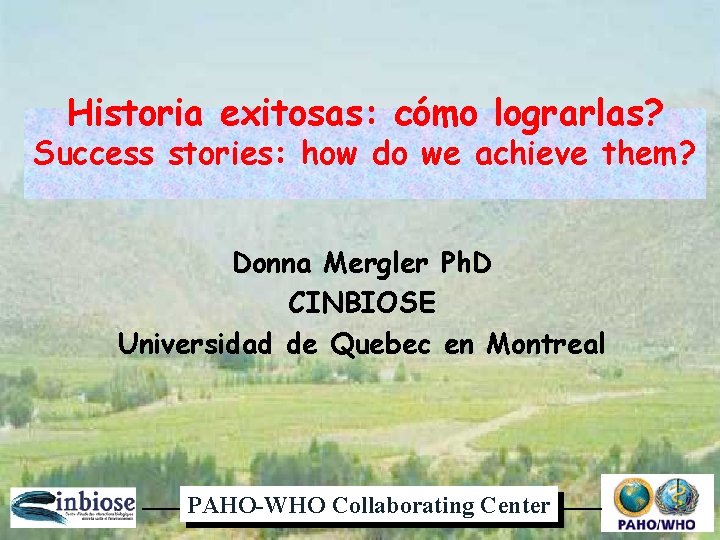 Historia exitosas cmo lograrlas Success stories how do