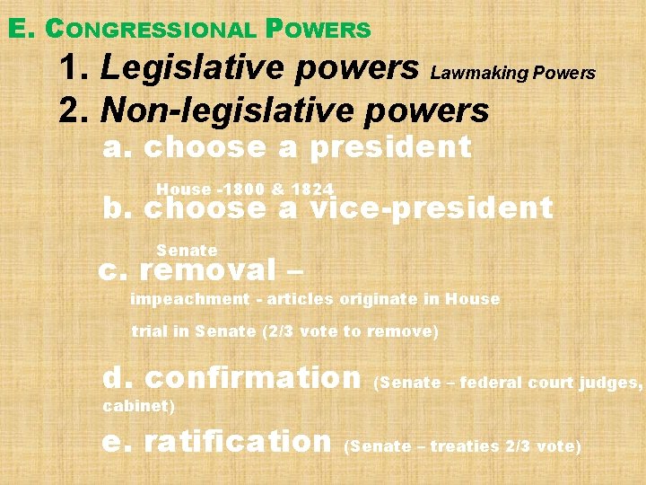Unit 2 The American System III The Branches
