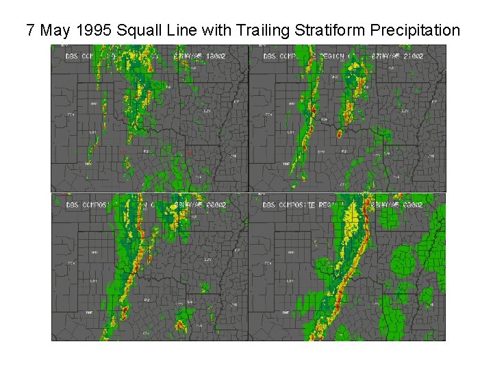 Convective Dynamics Squall Lines Adapted from material from