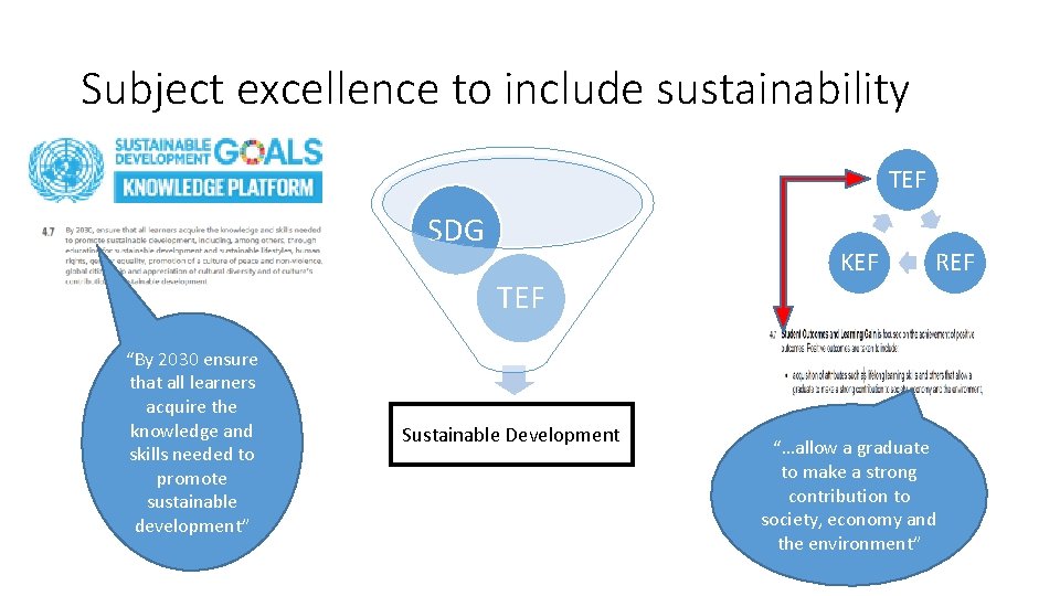 The UN Sustainable Development Goals Entrepreneurship Education and
