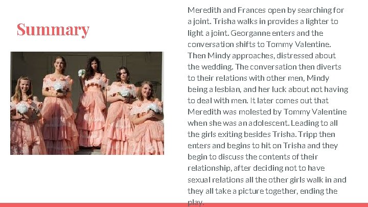 Five Women Wearing the Same Dress Presentation by