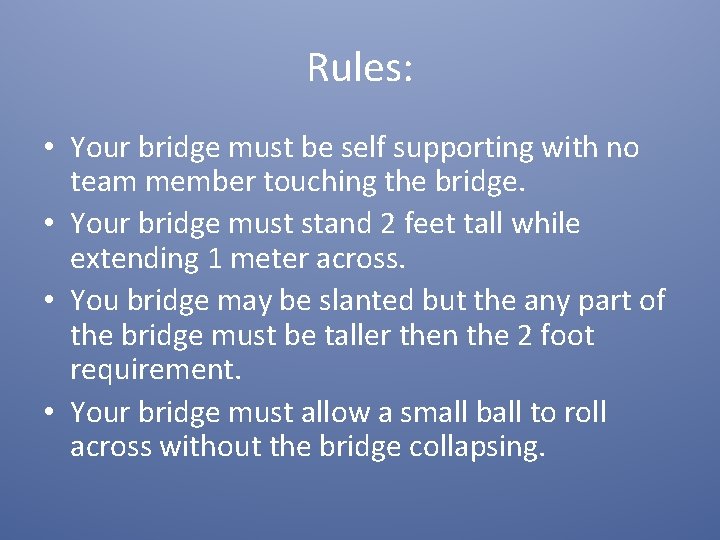 Teamwork Makes the Dream Work Bridge Building Team