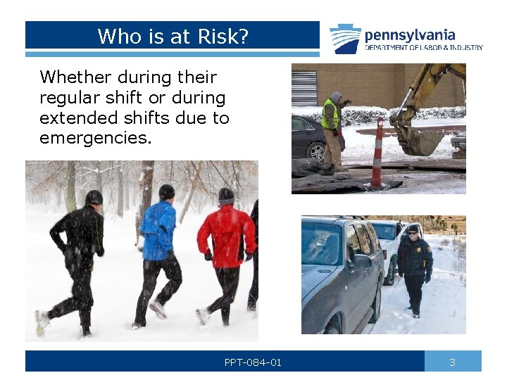Cold Weather Injuries Bureau of Workers Comp PA