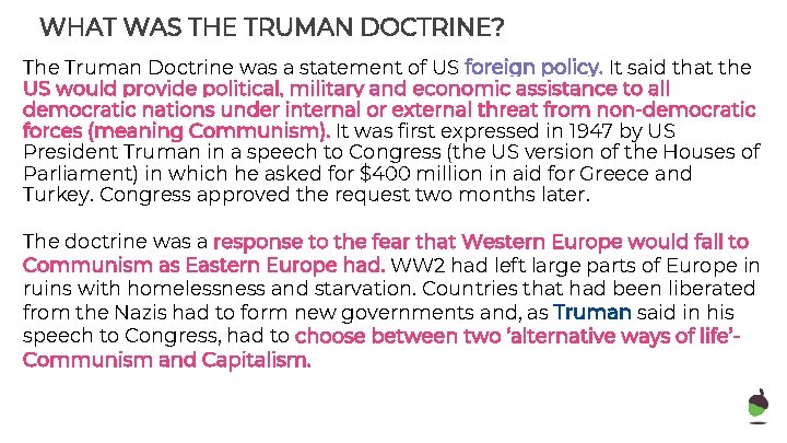 History The Cold War Superpower relations between 1941