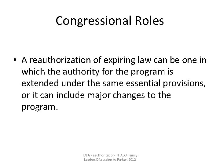 Preparing for Reauthorization of IDEA Lens of DeafBlindness