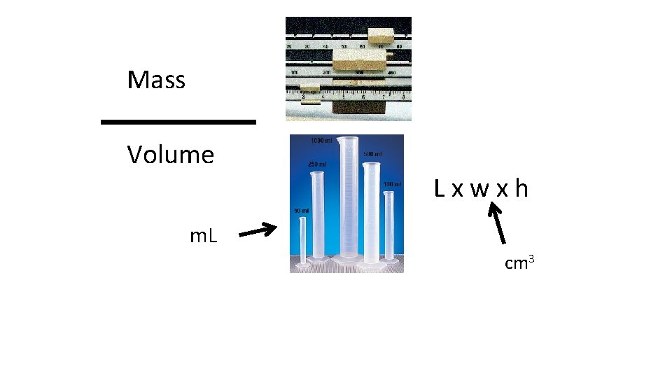 Density Conclusion 1 The density of water is
