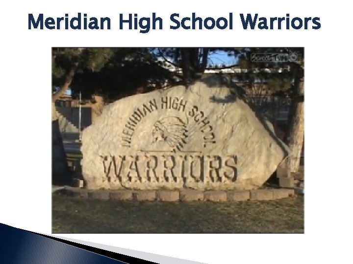 Welcome Class of 2021 to Meridian High School