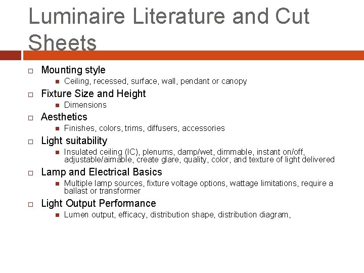 ART 2640 Building Systems of Interior Environments Fall
