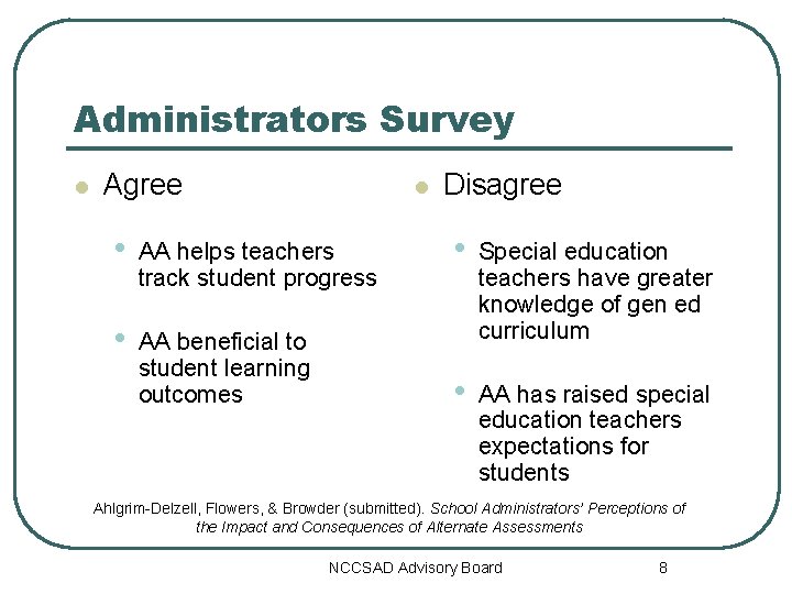 Research Objective Two Alignment Methodologies Diane M Browder