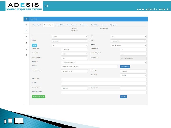 Elevator Inspection System Mobile Tablet Computer Elevator Inspection