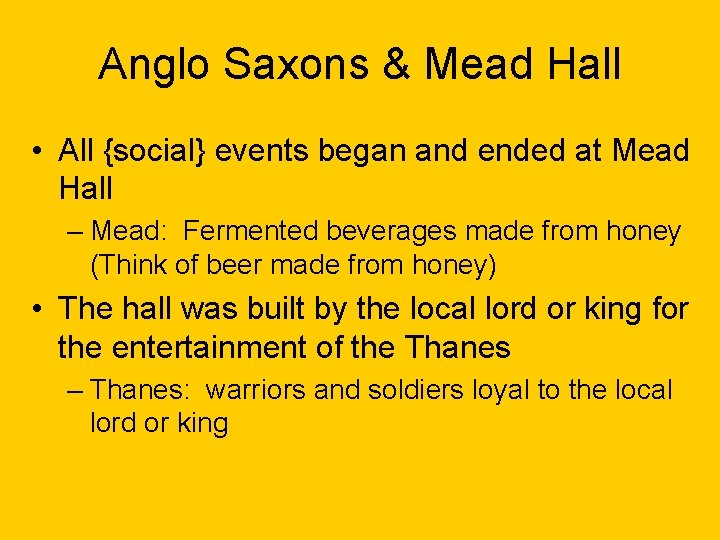 Anglo Saxon Period 449 1066 Anglo Saxon Period