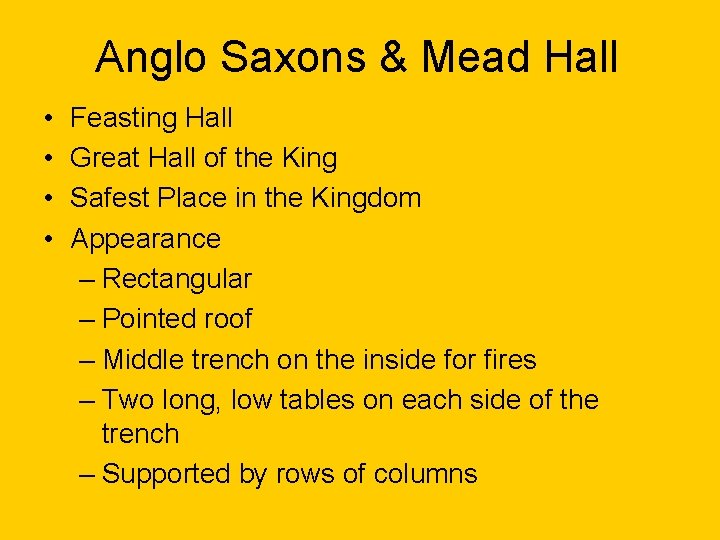 Anglo Saxon Period 449 1066 Anglo Saxon Period
