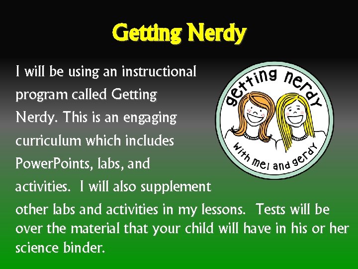 th 7 Grade Science All About Me 9