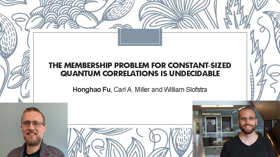 THE MEMBERSHIP PROBLEM FOR CONSTANTSIZED QUANTUM CORRELATIONS IS