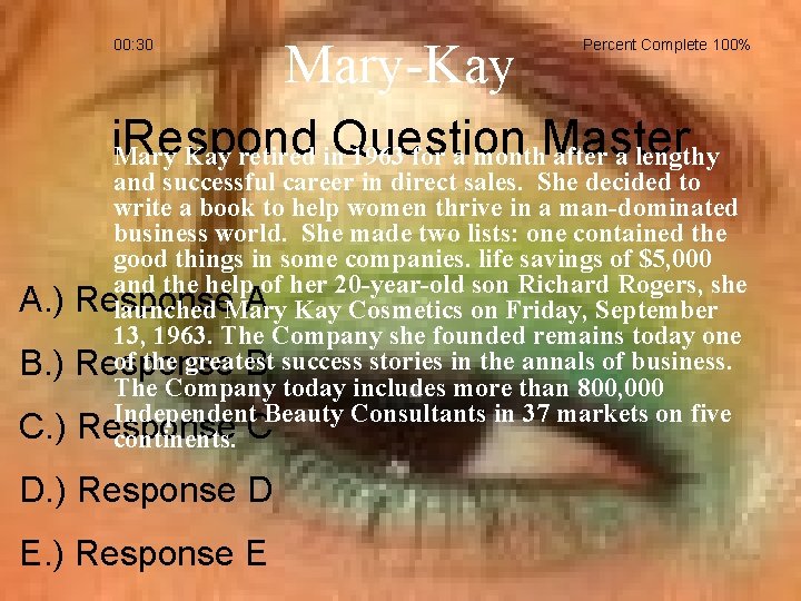 Famous Entrepreneurs 00 30 Ben and Jerry Percent