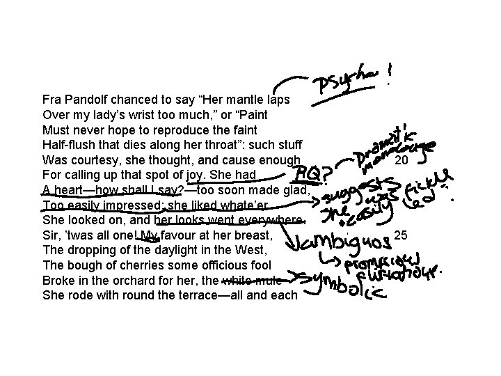 Robert Browning My Last Duchess Outline of Module