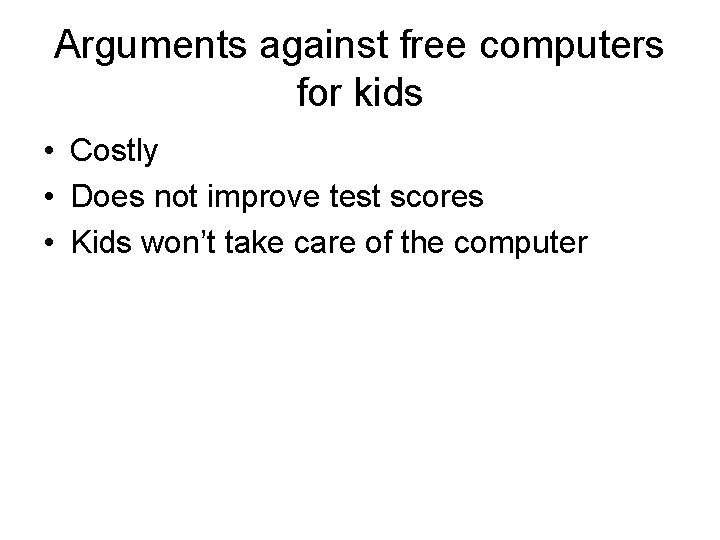 Use of technology in the classroom By David