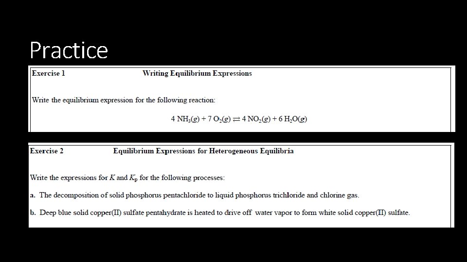 Equilibrium Unit F Introduction to Equilibrium Unit F