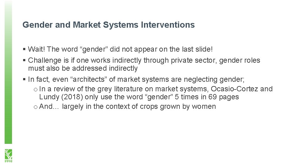 Gender Roles in the Jute Value Chain in