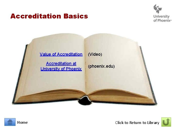 Welcome to the Orientation to Accreditation Training Module
