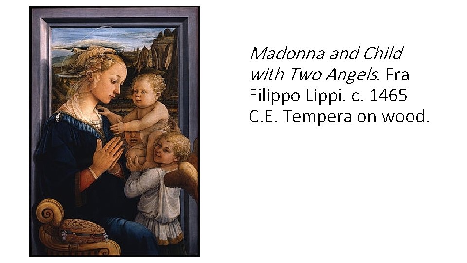 Italian Renaissance Painting Madonna And Child With Two