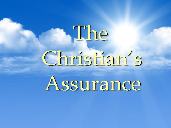 How can we balance assurance with the danger