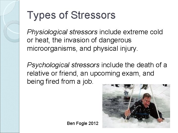 Chapter 12 The Biology of Emotion and Stress