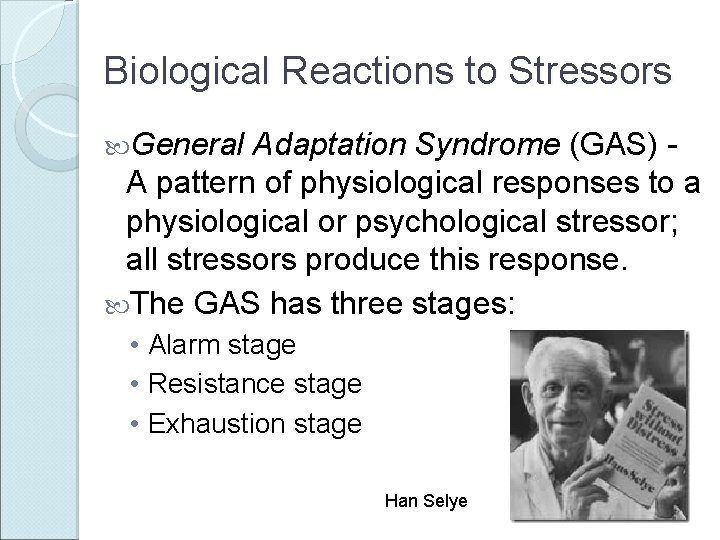 Chapter 12 The Biology of Emotion and Stress