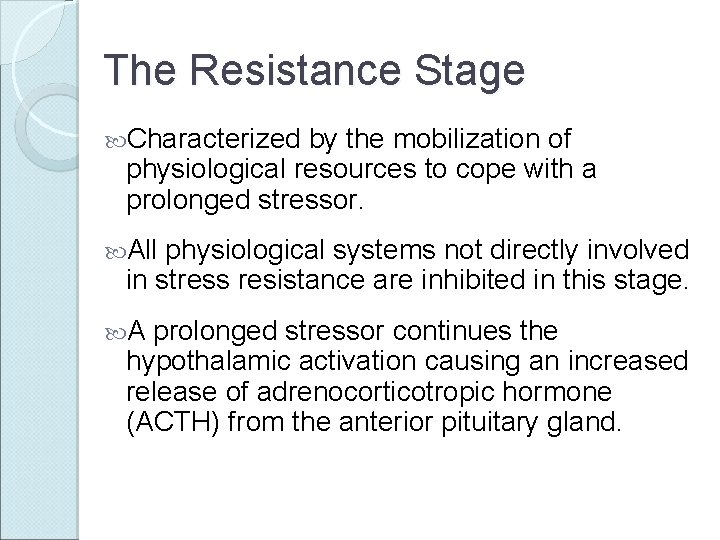 Chapter 12 The Biology of Emotion and Stress