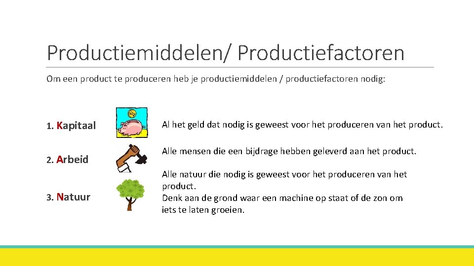 Hoofstuk 3 VMBO 2 ECONOMIE GOEDE PRODUCTEN Paragraaf