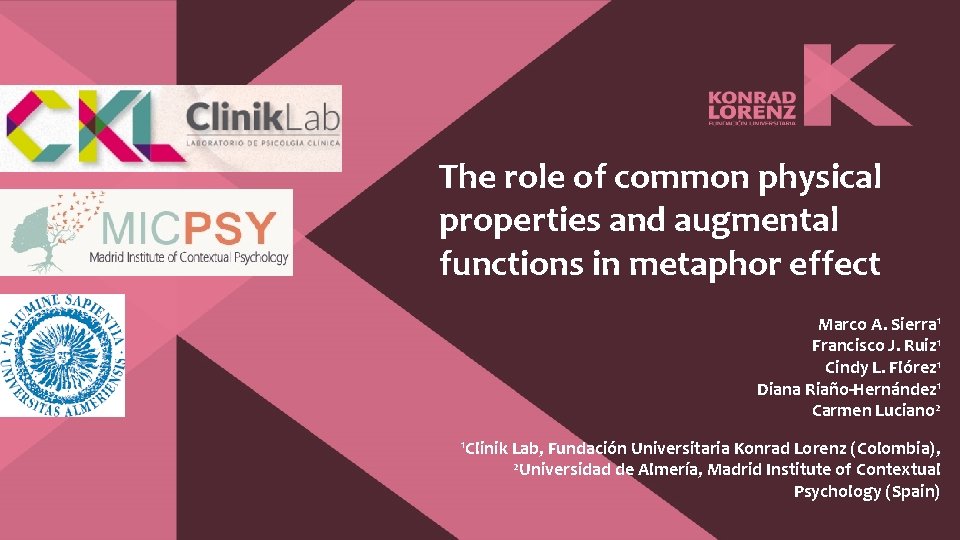 The role of common physical properties and augmental