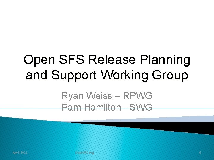 Presented by Galen Shipman Presented to LUG 2011