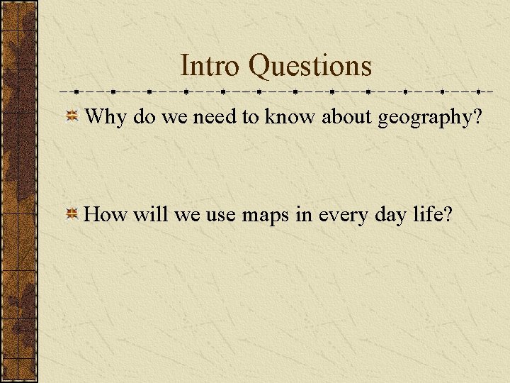 Welcome back Turn in HW and get papers