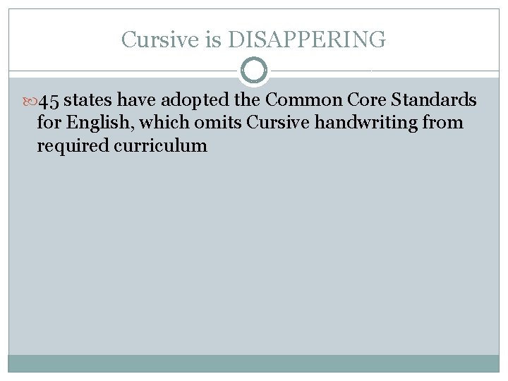 Should Cursive Writing Still Be Taught in Schools