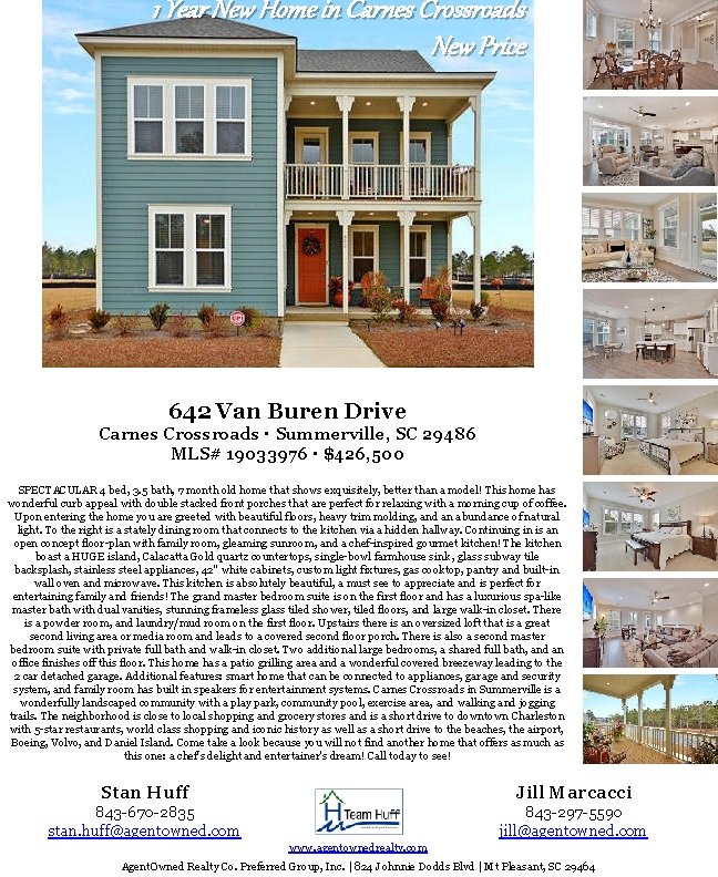 1 Year New Home in Carnes Crossroads New