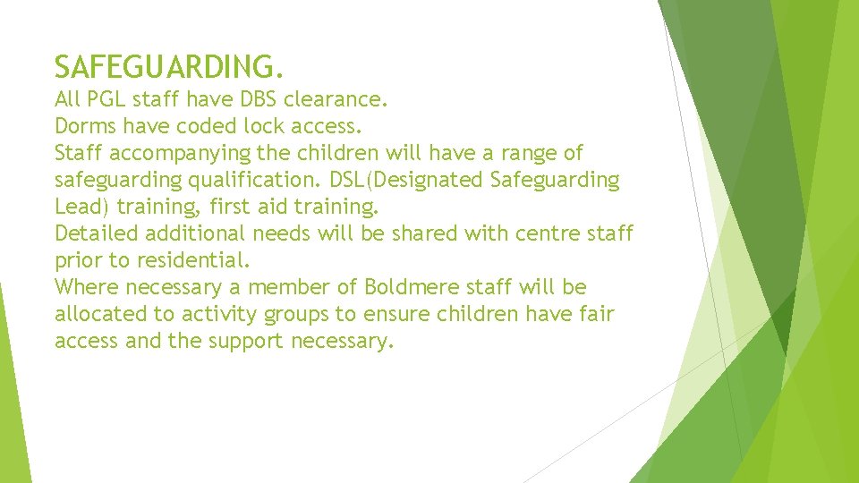 Year 6 Residential BOREATTON PARK DATE OF RESIDENTIAL