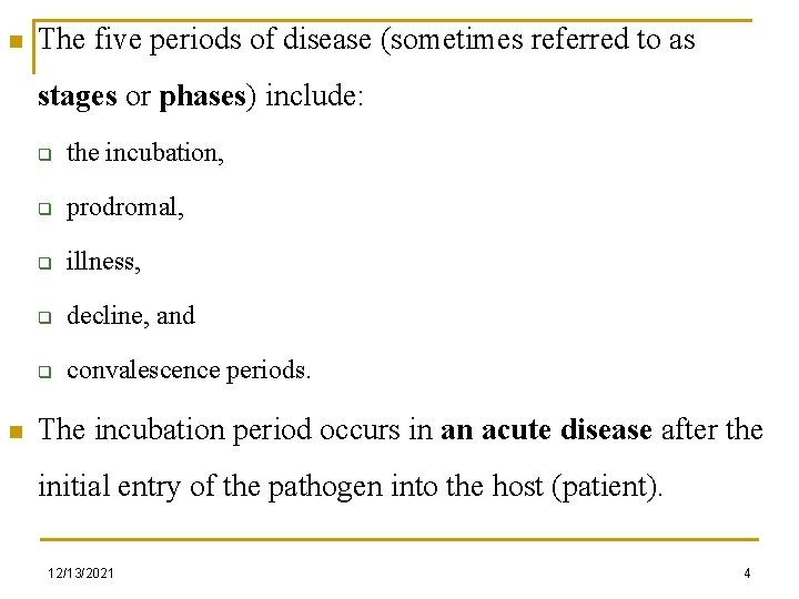 Chapter 9 LABORATORY DIAGNOSIS OF INFECTIOUS DISEASES Course