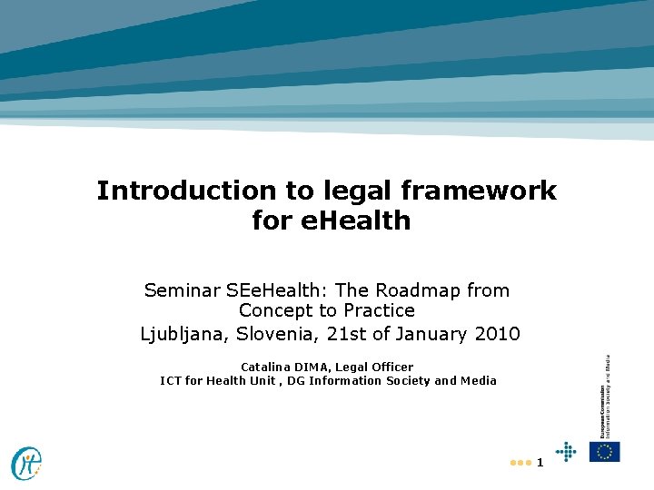 Introduction to legal framework for e Health Seminar