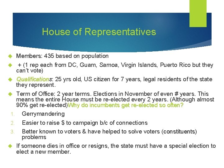 UNIT 3 THE LEGISLATIVE BRANCH CHAPTER 5 The