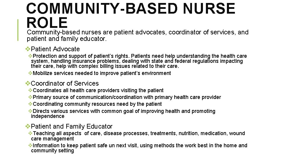 COLLABORATIVE PRACTICE AND CARE COORDINATION ACROSS SETTINGS Fundamental