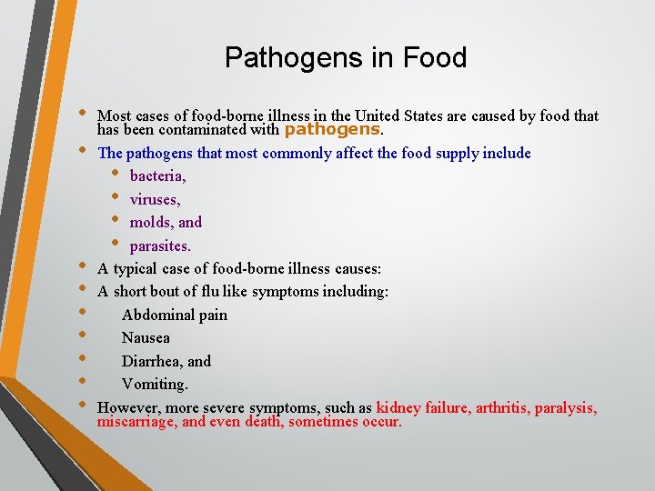 Food Safety and Food Security Stomach Troubles Microbial
