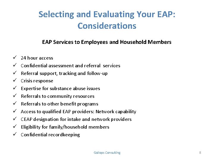 How Well Do You Know Your EAP HRACC