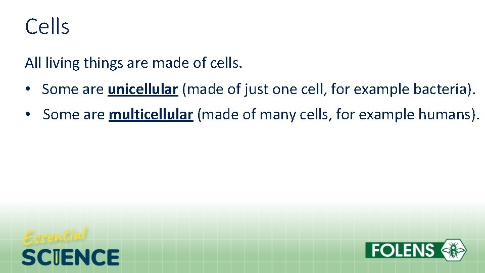 Chapter 3 The cell The Biological World Building