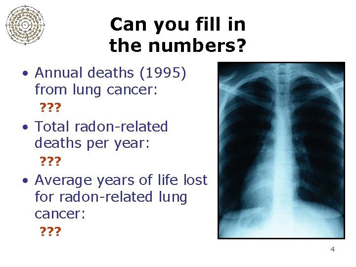 Lesson 2 Why is radon a health problem