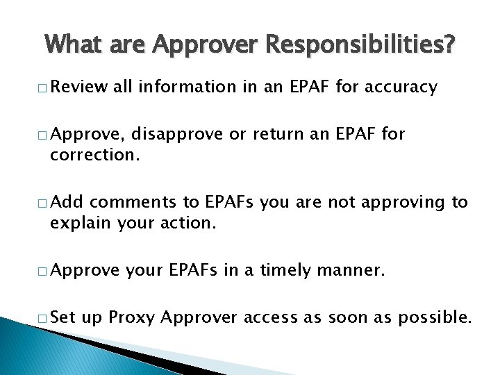 Electronic Personnel Action Forms Presented by Department of