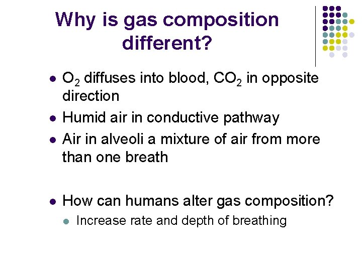 Human Anatomy and Physiology Respiration Gas exchange Gas