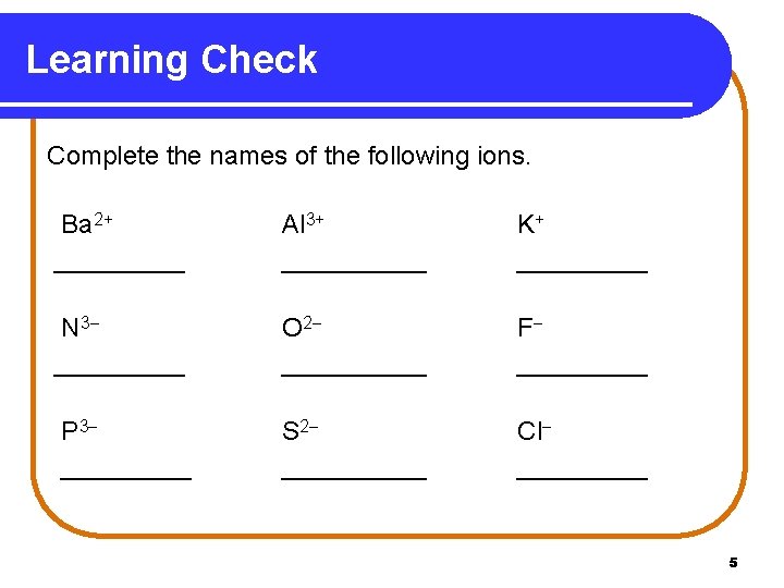 Chapter 4 Compounds and Their Bonds 4 3