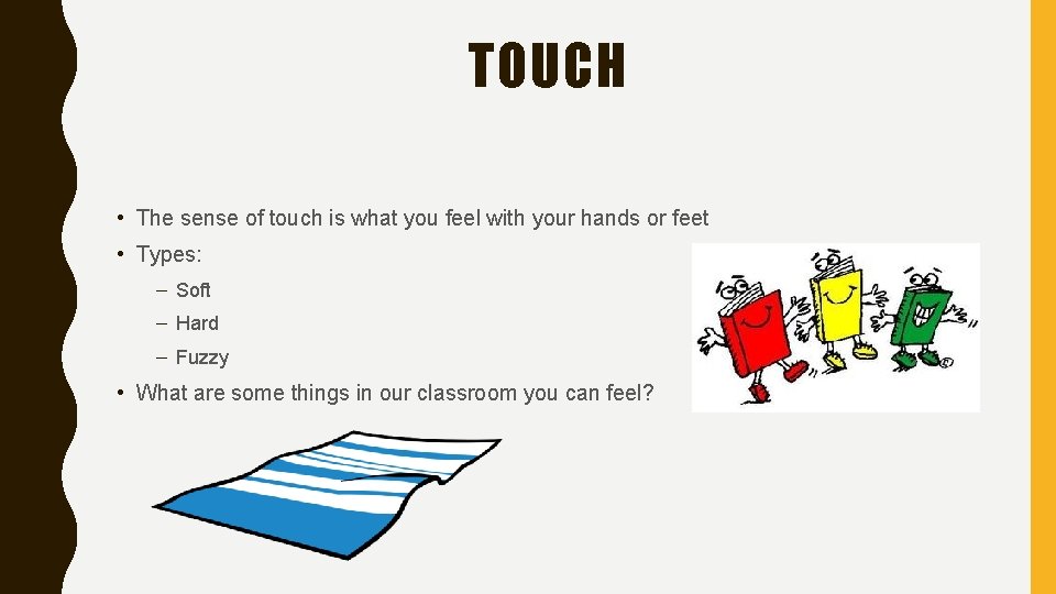 THE FIVE SENSES SHANA STRICKLAND SEPTEMBER 20 SC