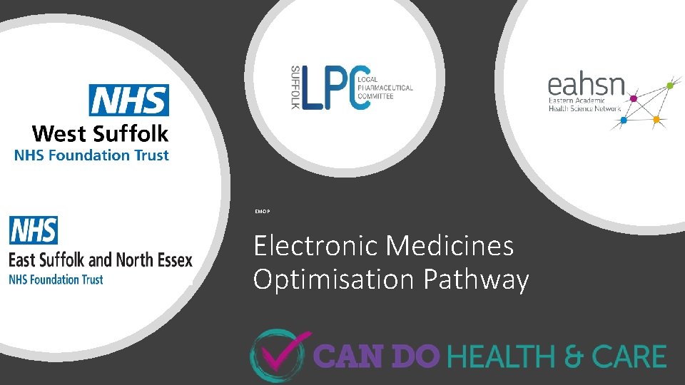 EMOP Electronic Medicines Optimisation Pathway This is an
